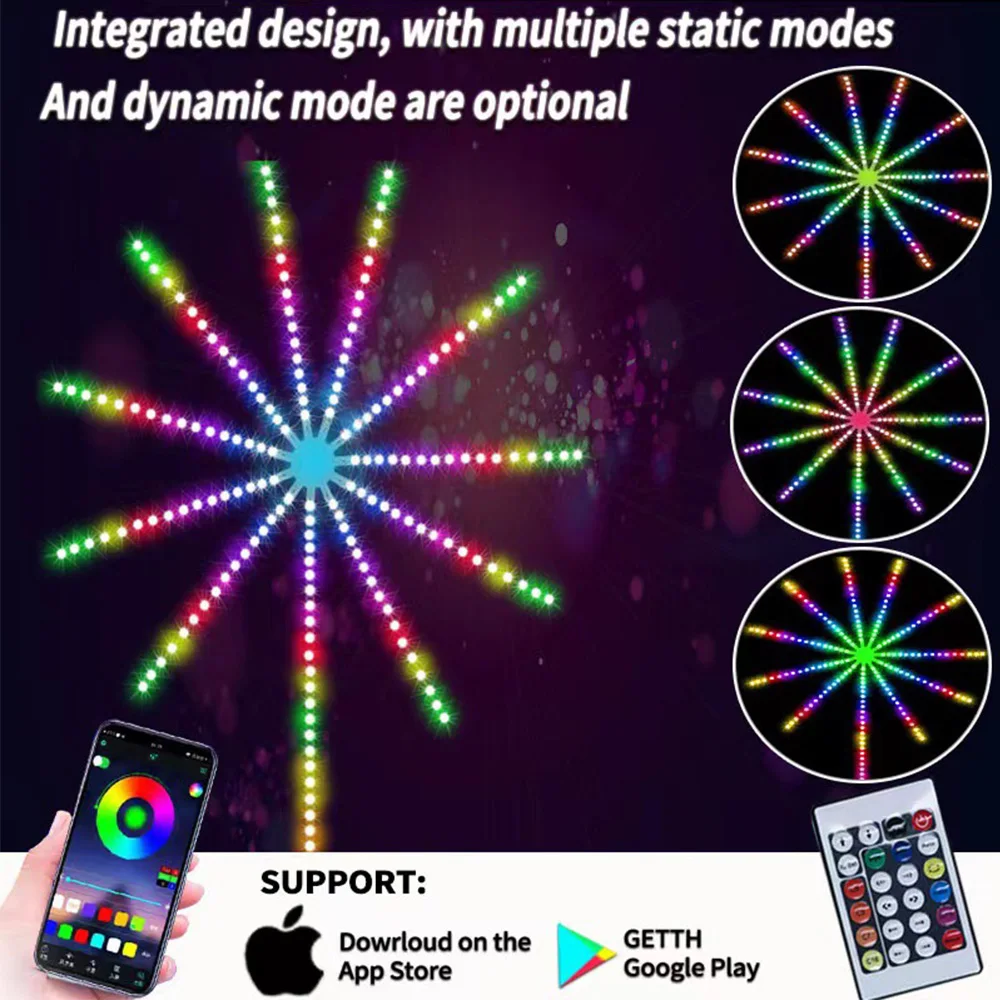 Firework Lights Led Phantom Colour Music Sound Control LED Strip ...