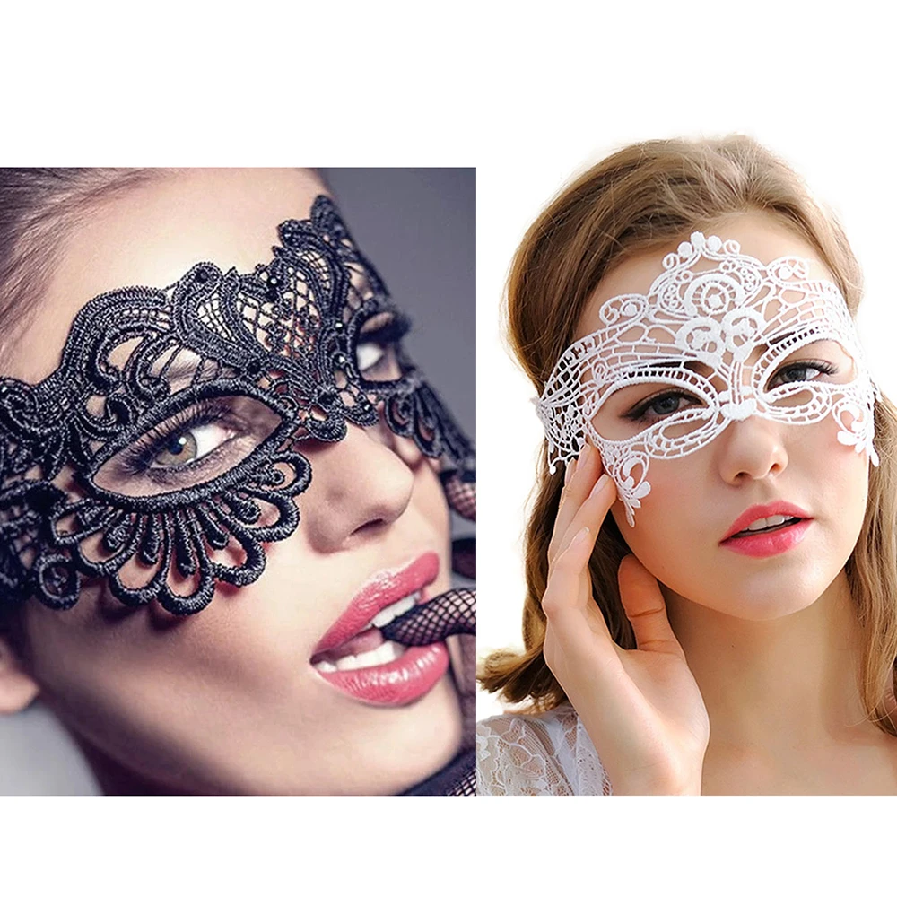 Women-Carnival-Mask-Hollow-Lace-Masquerade-Face-Mask-Princess-Prom ...