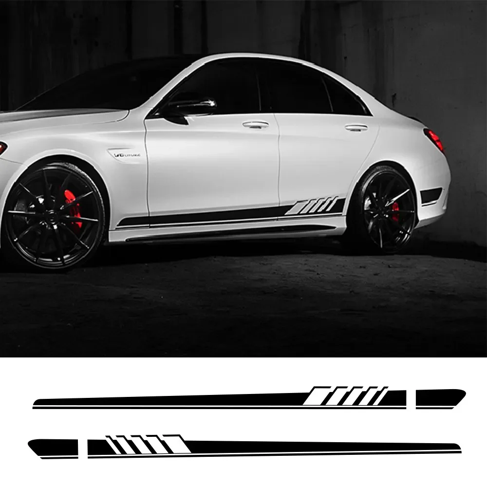 2PCS-Car-Stickers-Auto-Body-Waterproof-Decals-for-Mercedes-Benz-W204 ...