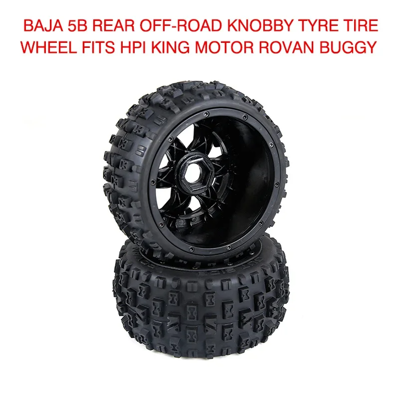 pcmos-Wheels-Tires-Baja-5B-Rear-Off-road-Knobby-Tyre-Tire-Wheel-Fits ...