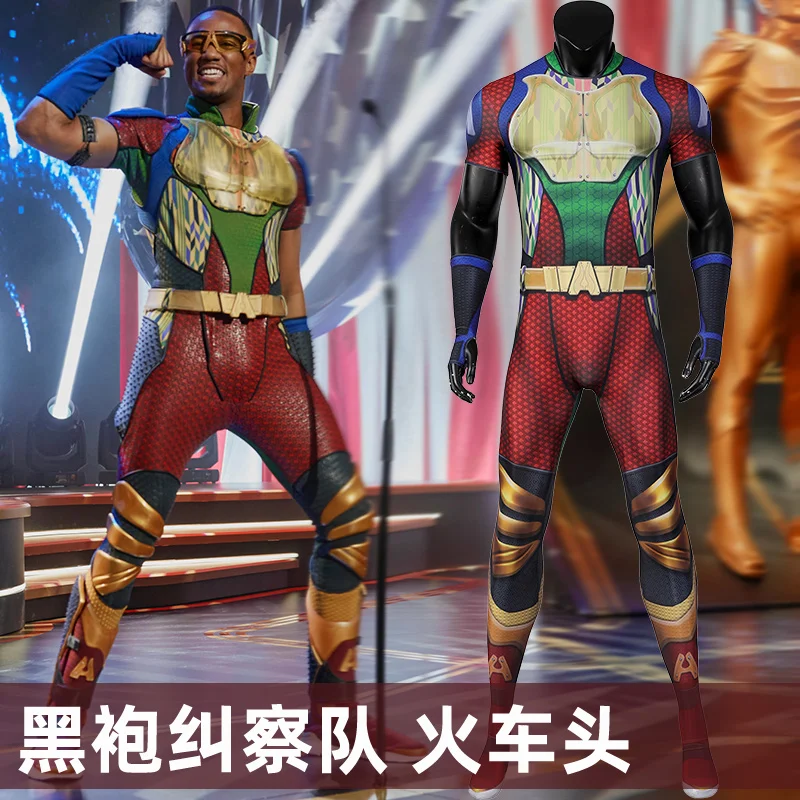 The Boys Season Payback A-train Cosplay Costume Jumpsuit, 09/05/2023