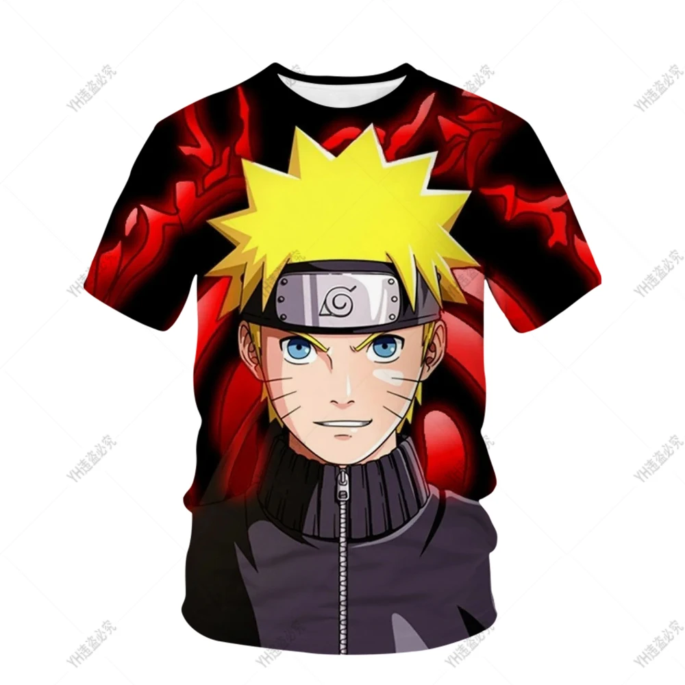 Boy Girl Kids Summer T-shirts Naruto 3D Print Cool Men Clothes Tops ...