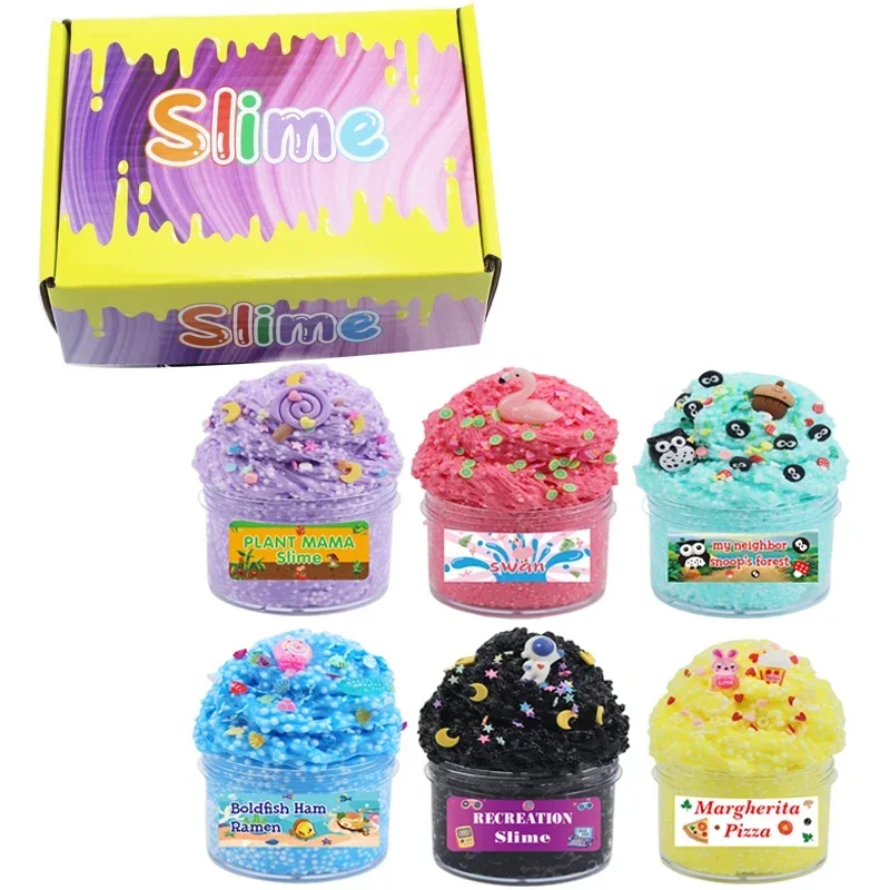 Slime-Fluffy-Kit-for-Enfant-Foam-DIY-Plasticine-Colored-Clay-Crystal ...