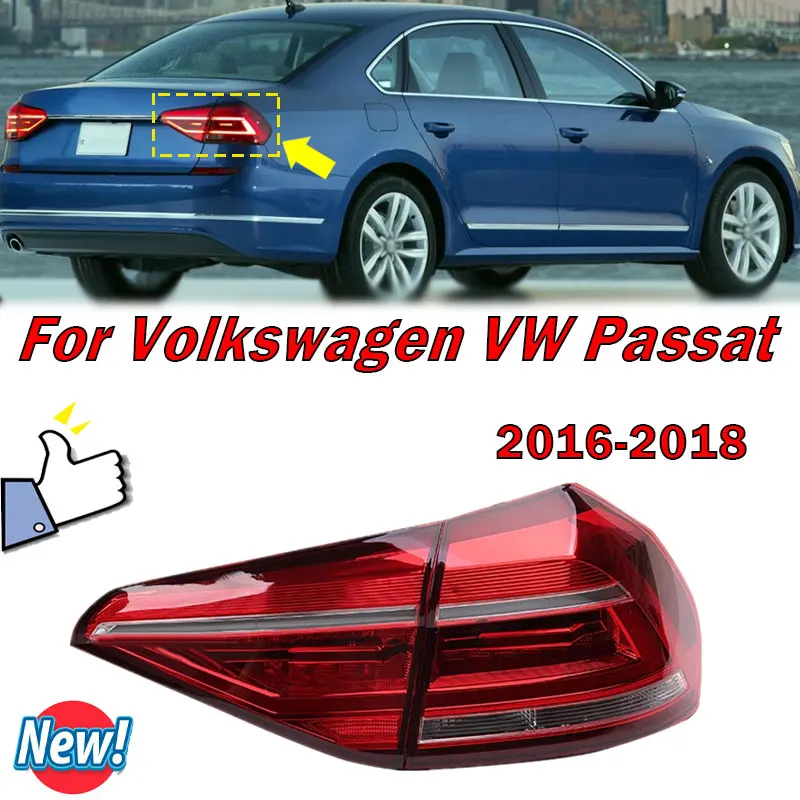 For-Volkswagen-VW-Passat-B6-Sedan-2016-2017-2018-Car-Tail-Light-Rear ...