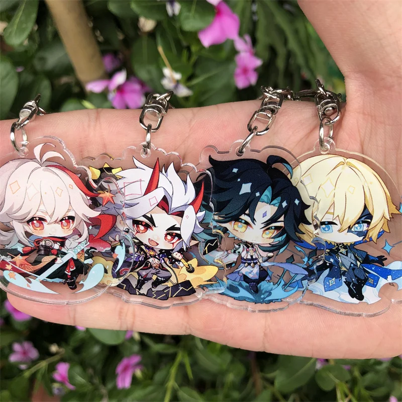 Genshin-Impact-Kaedehara-Kazuha-Arataki-Itto-Albedo-Xiao-Keychain ...