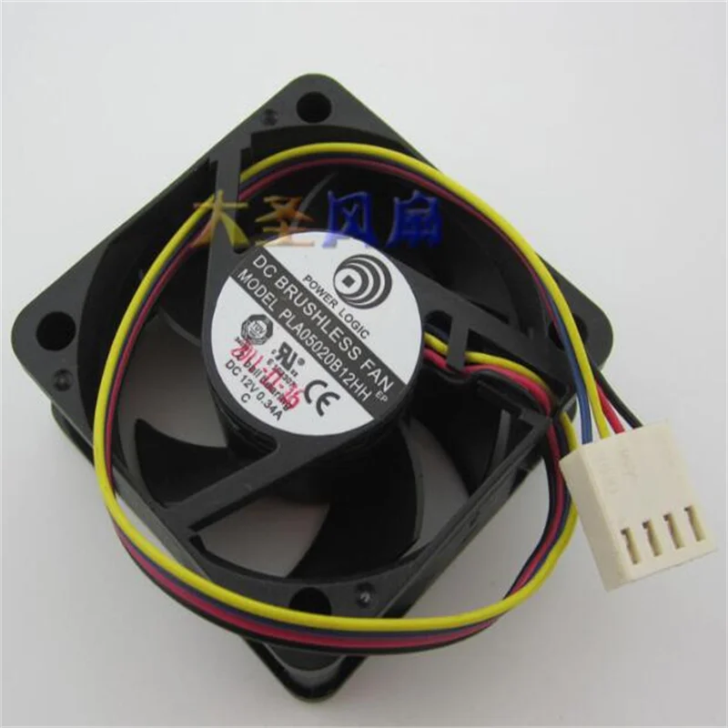 PLA05020B12HH 12V 0.34A 5020 5CM 4-wire PWM large air volume cooling ...