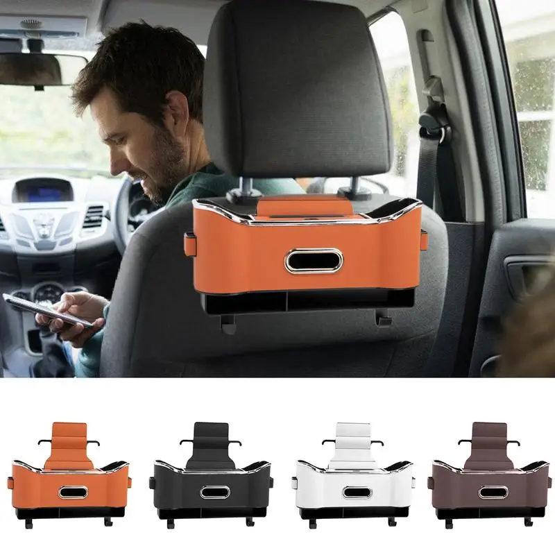 Auto-Storage-Pockets-Cover-Sturdy-Hook-Seat-Back-Protectors-Car ...