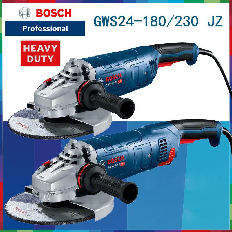 Bosch Angle Grinder GWS24-180/230JZ Hand Grinding Wheel Professional ...