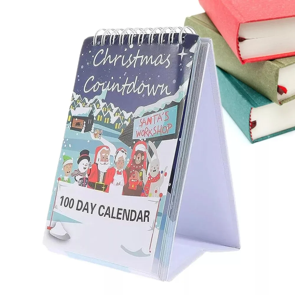 2024-100-Day-Christmas-Countdown-Calendar-Tear-Off-Desktop-Christmas ...