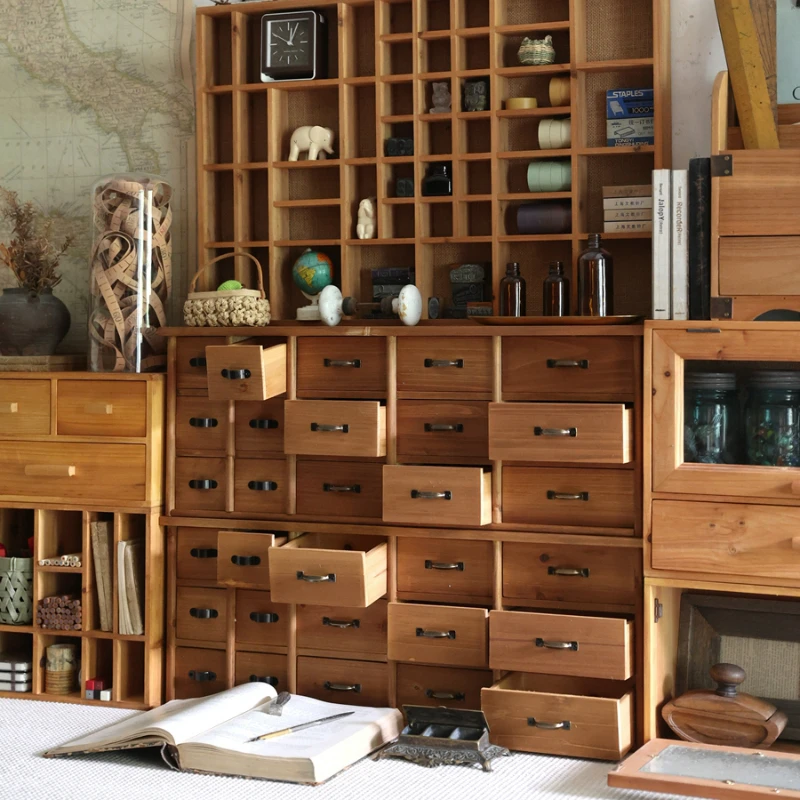 Desktop-Ledger-Seal-Things-Storage-Boxes-Retro-Wooden-Small-Storage ...
