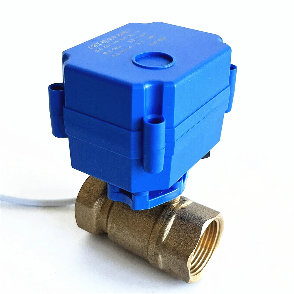 Brass Ball Valve Electric Ball valve DN15 DN20 DN25 DC5V 12V 24V AC220V ...
