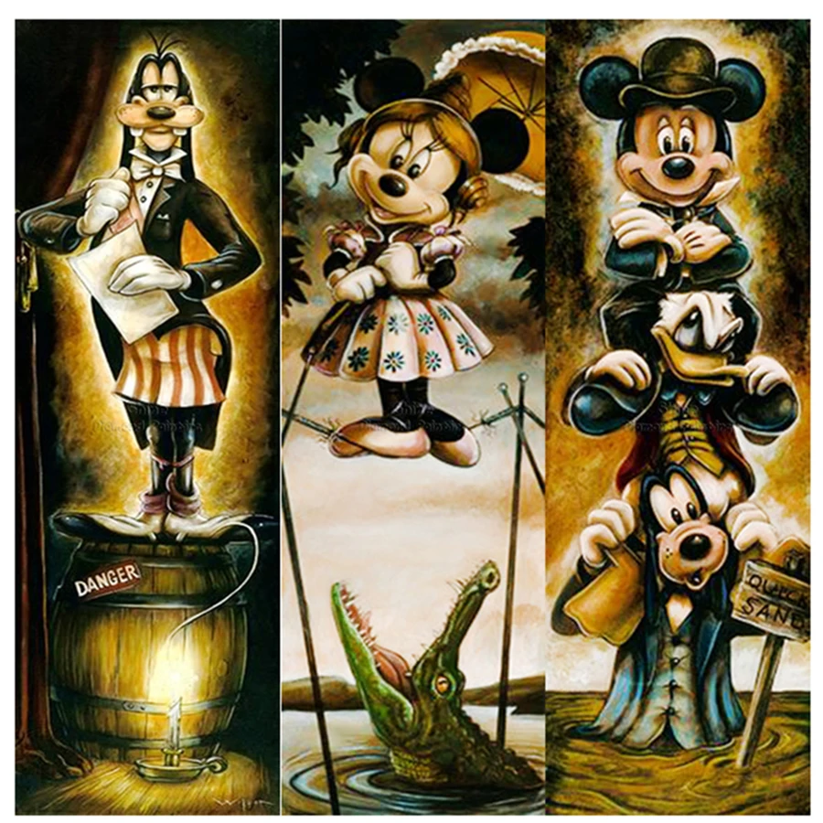BIG-5D-Diamond-Painting-Mickey-Mouse-Goofy-Magic-Disney-Square-Circle ...