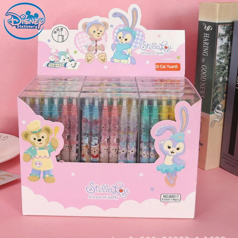 Disney-144pcs-Cartoon-Gel-Pen-Stellalo-Linabell-Students-Stationery ...