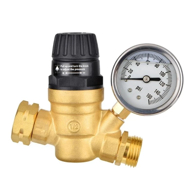 Handle Adjustable Water Pressure Reducer Water Pressure Regulator for ...