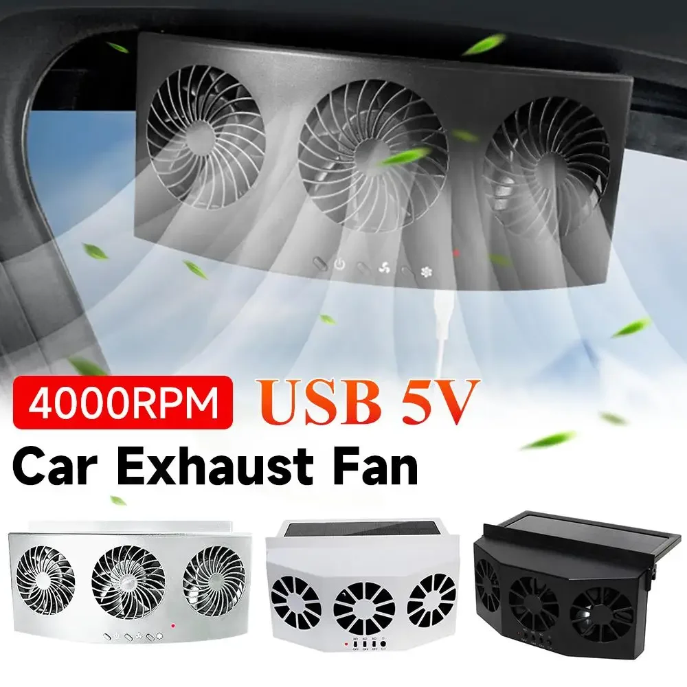 Exaustor-de-tr-s-cabe-as-do-carro-auto-radiador-interior-circulador-de ...