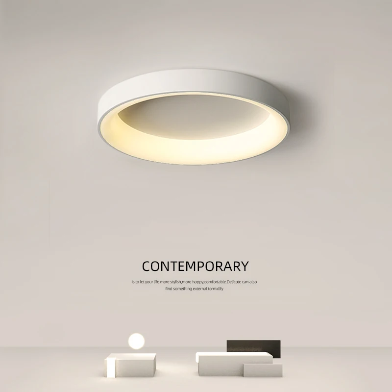 Nordic-Led-Ceiling-Lights-Fixtures-Bedroom-Circle-Luces-Living-Room ...