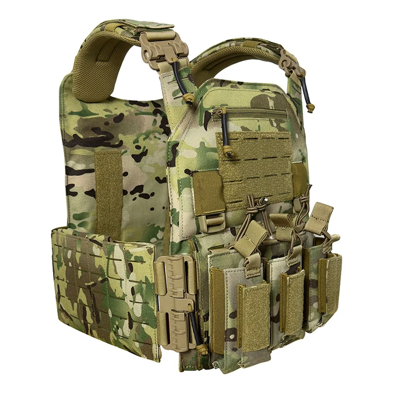 Wear-resistant quick-release laser-cut molle system outdoor hunting ...