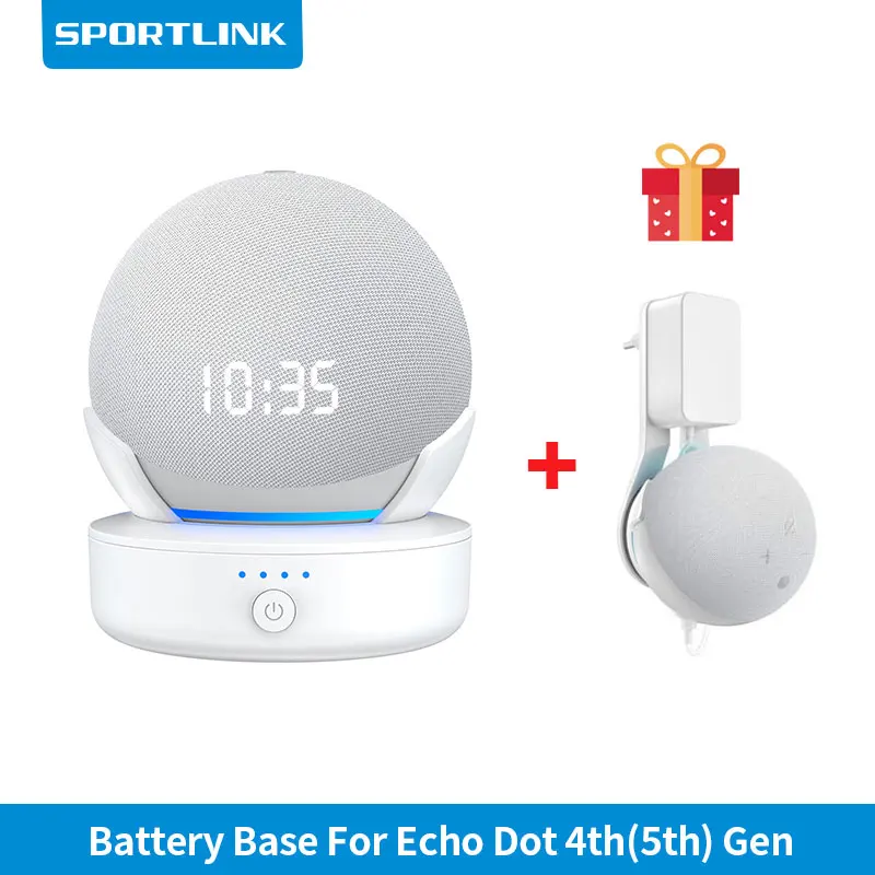 Base-de-Bateria-Dock-para-Alexa-Echo-Dot-Carregador-Stand-Smart-Speaker ...