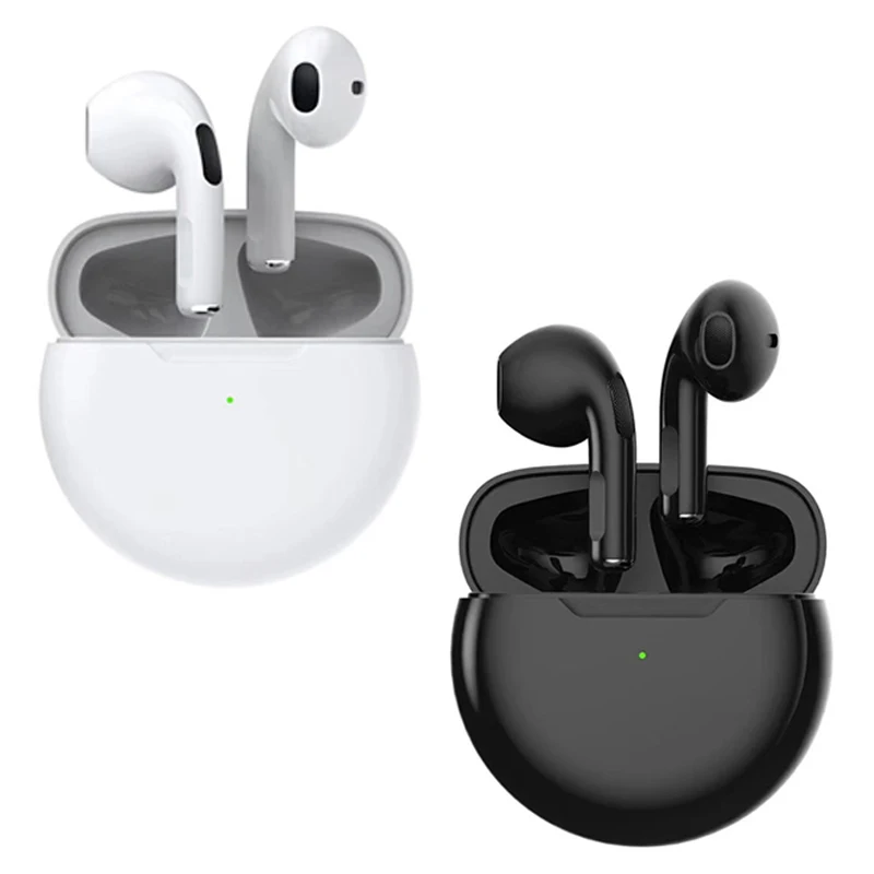 New-TWS-Pro-6-Fone-Bluetooth-Headset-Hearing-Aid-Wireless-headset-with-microphone-touch-control ...