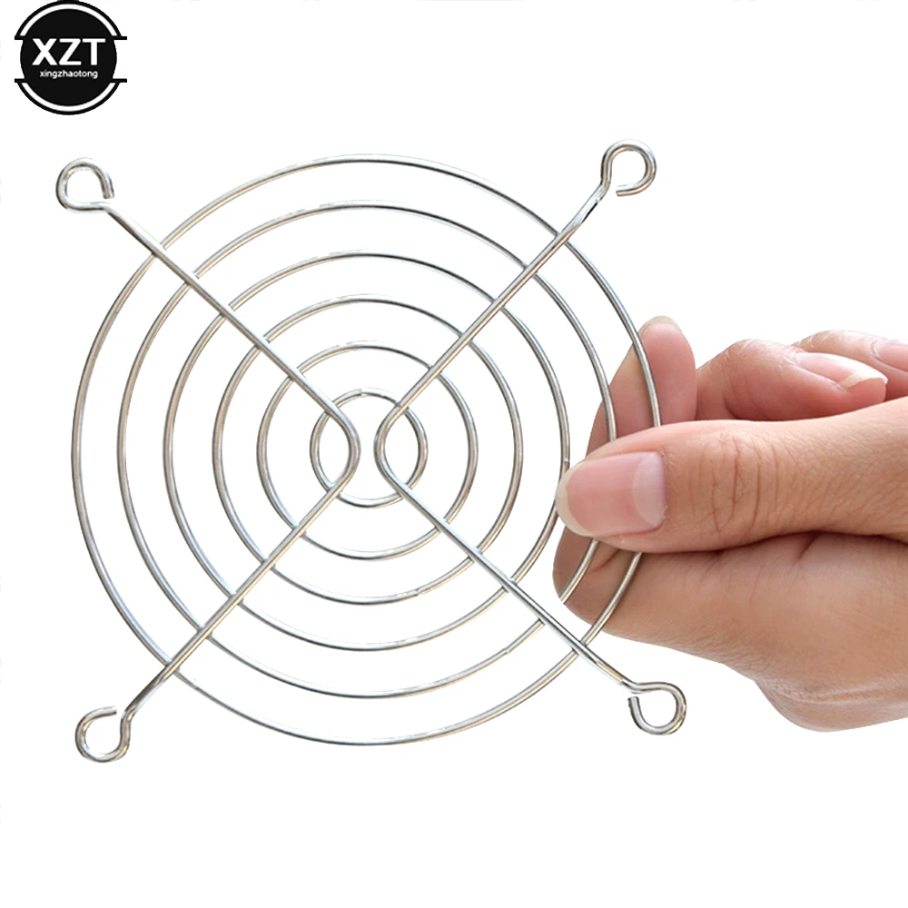 Newest-PC-DC-Fan-120mm-12cm-Silver-Tone-CPU-Grill-Protector-Metal ...