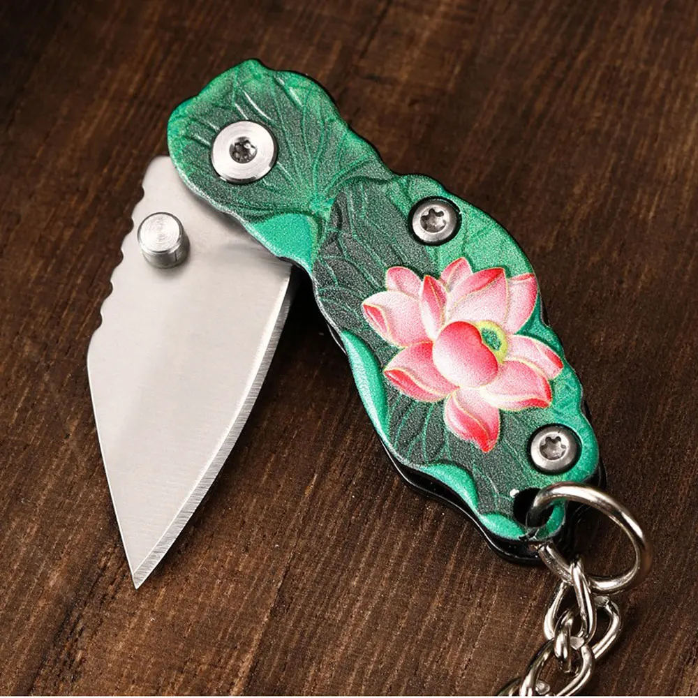 Outdoor-folding-knife-high-hardness-portable-mini-knife-3D-lotus ...