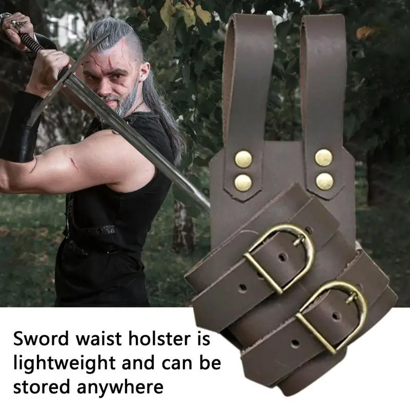 Medieval-Sword-Belt-Waist-Sheath-Scabbard-Frog-Holder-Adult-Men-Larp ...