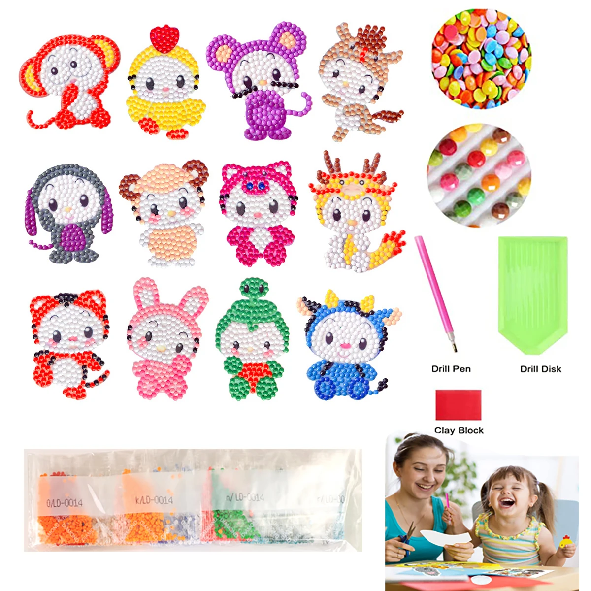 Girl-Loved-Cartoon-Diamond-Painting-Stickers-Fairy-Art-Set-Beginners ...