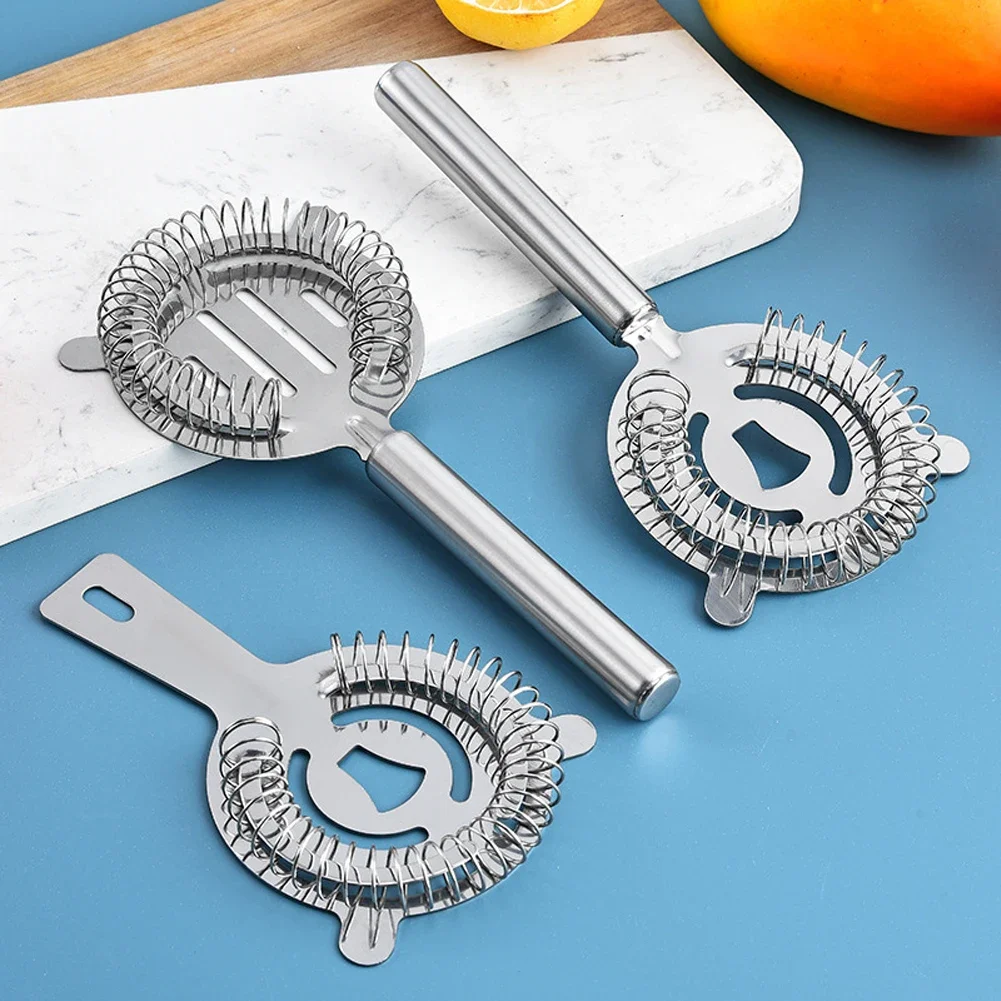 Professional Stainless Steel Martini Cocktail Strainer Shaker Mixed ...