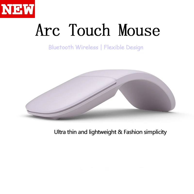 1600-DPl-Bluetooth-4-0-Wireless-MouseFoldable-Arc-Touch-Mause-Folding ...