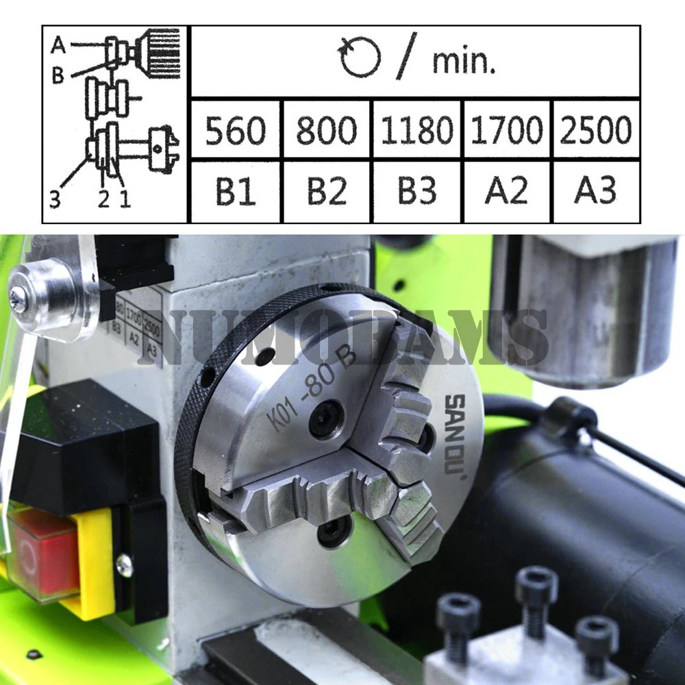 NUMOBAMS NU125 Mini Watch Making Machine 2 in1 Multi Function Lathe ...