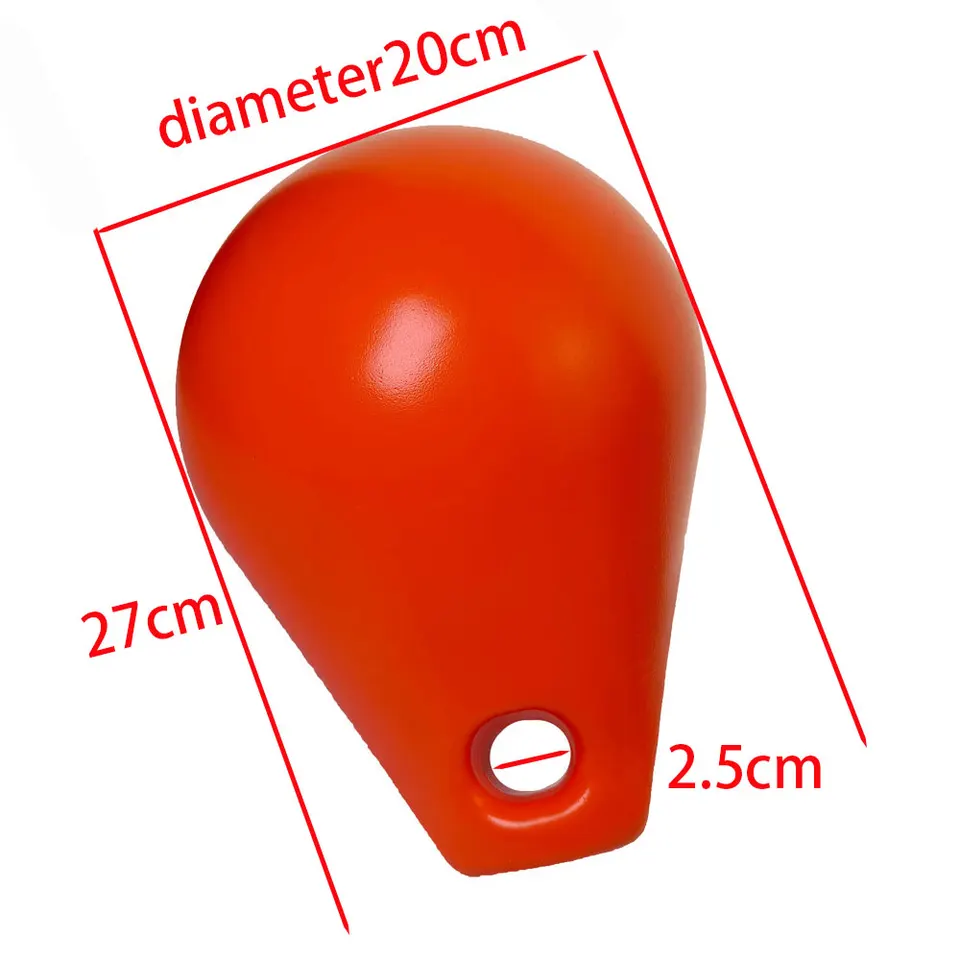 Heavy Duty Plastic Hard Float Buoys Inflatable Boat Fender Balls Round ...