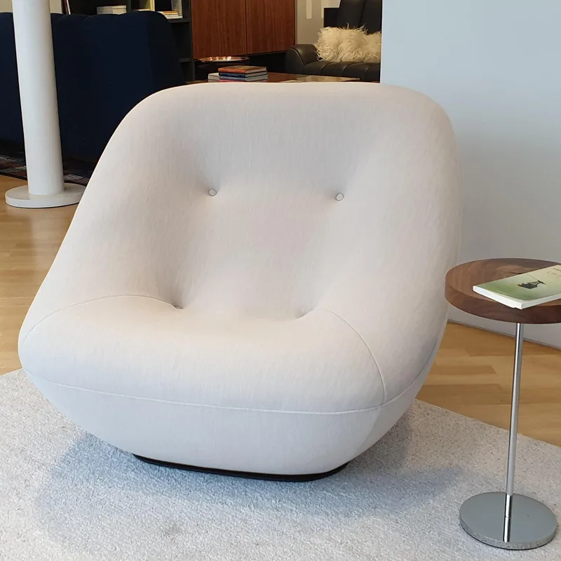 Freehand-brushwork-space-single-fabric-rotating-sofa-chair-modern ...