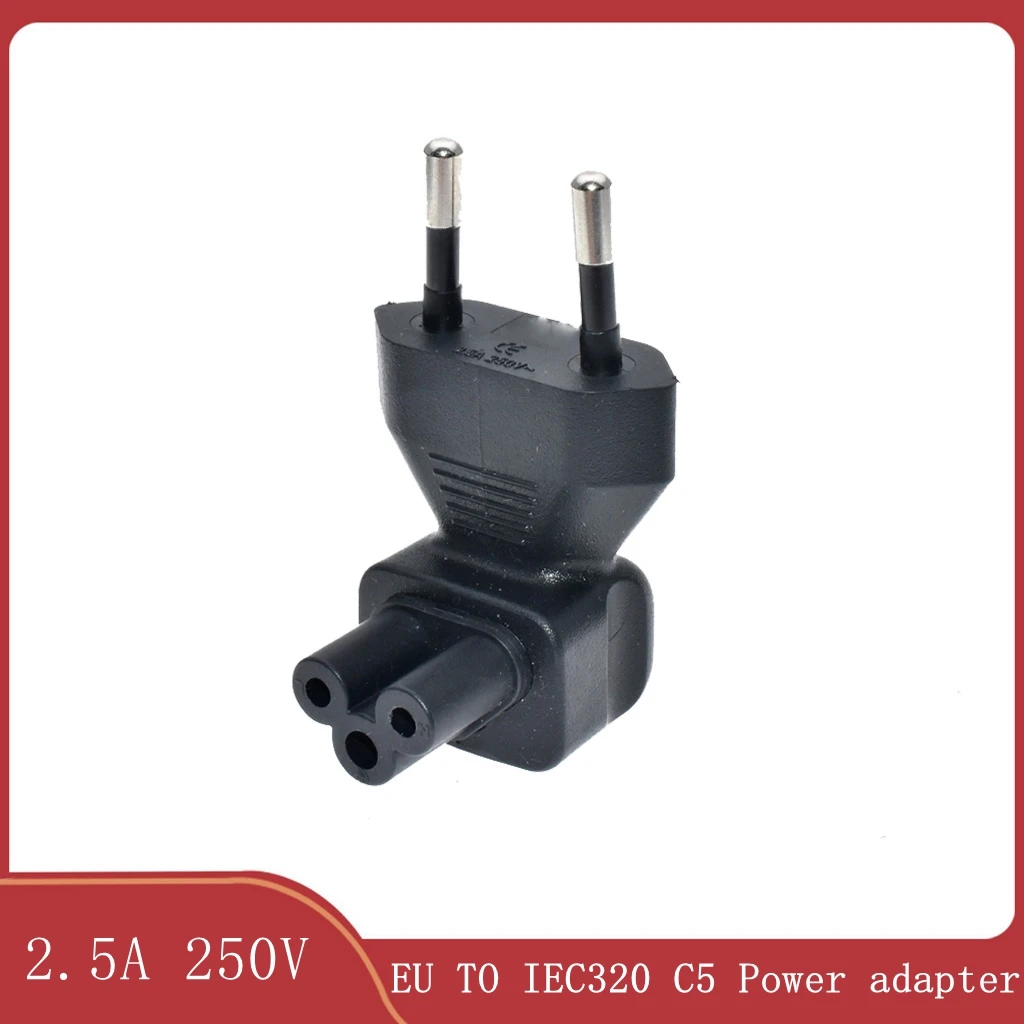 EU TO IEC320 C5 Power conversion plugs ,European 2 Pin Male to IEC 320 ...