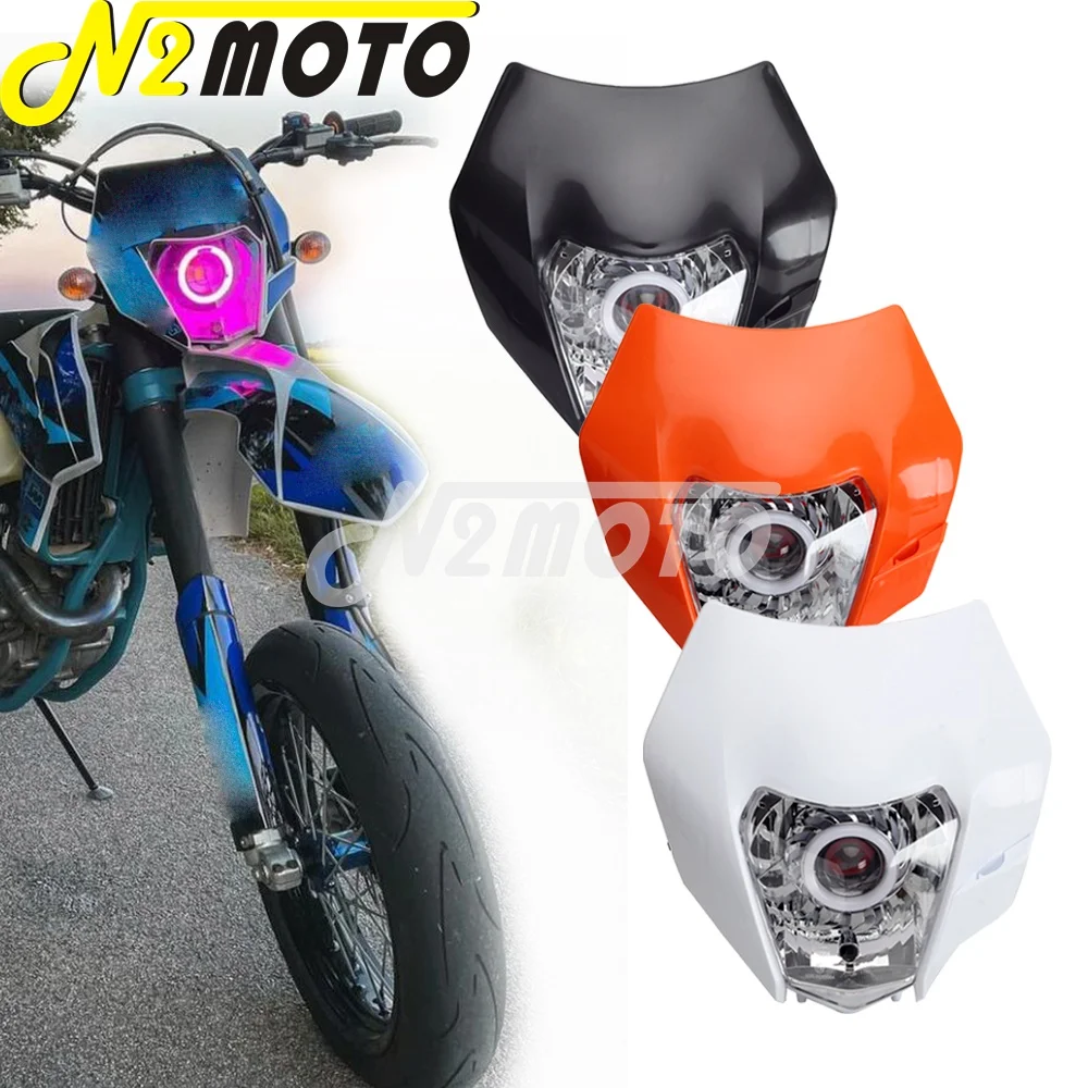 Off-Road-Enduro-Motocross-LED-Headlight-Headlamp-Head-Light-Lamp-For ...