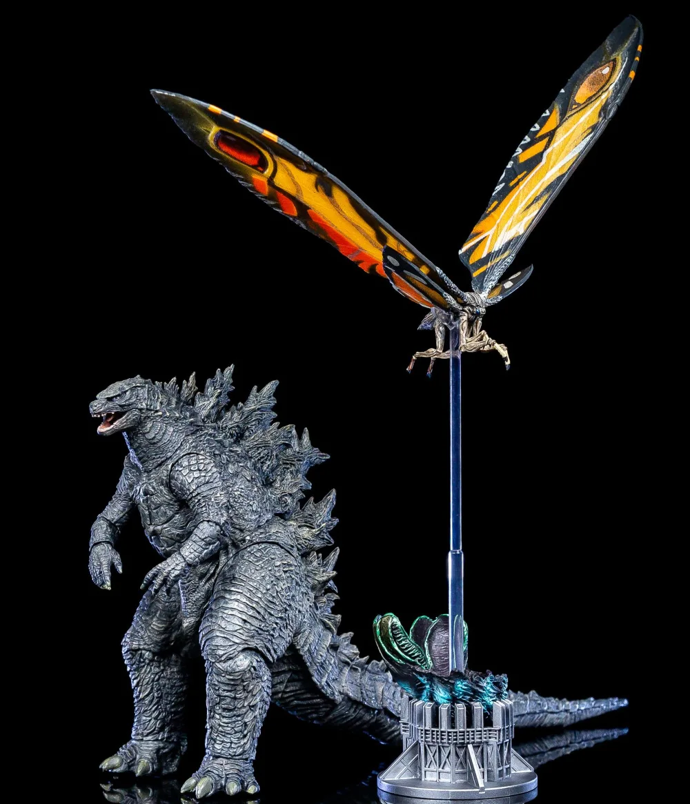 NECA-Figura-de-a-o-Godzilla-Mothra-Rastar-PVC-presente-infantil-18cm ...