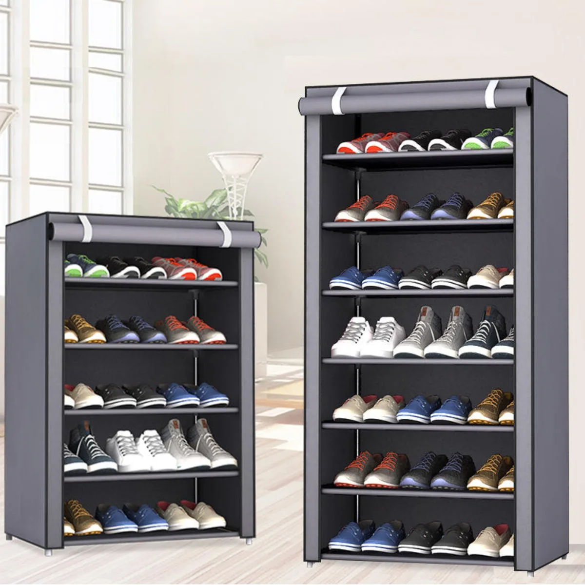 Shoe-Storage-Rack-Organizer-Multilayer-Nonwoven-Dustproof-Shoes-Storage ...