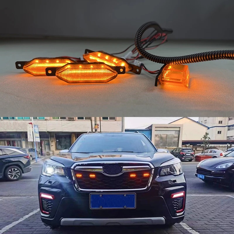 Grille Light Suitable for Subaru Forester 2019 2020 2021 Grille Small ...