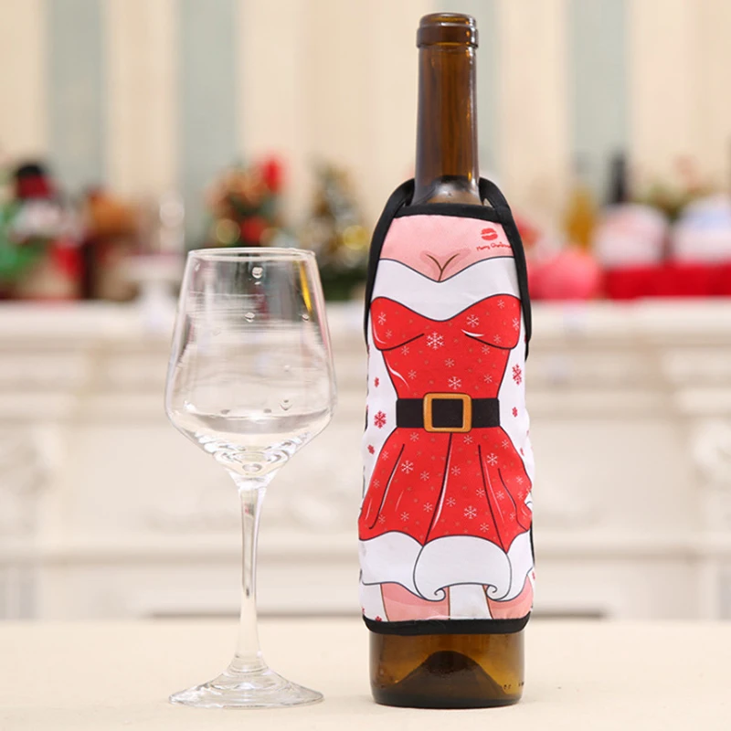 Cache-bouteille - Non spécifié - Mini tablier de Noël - 14x20cm ...