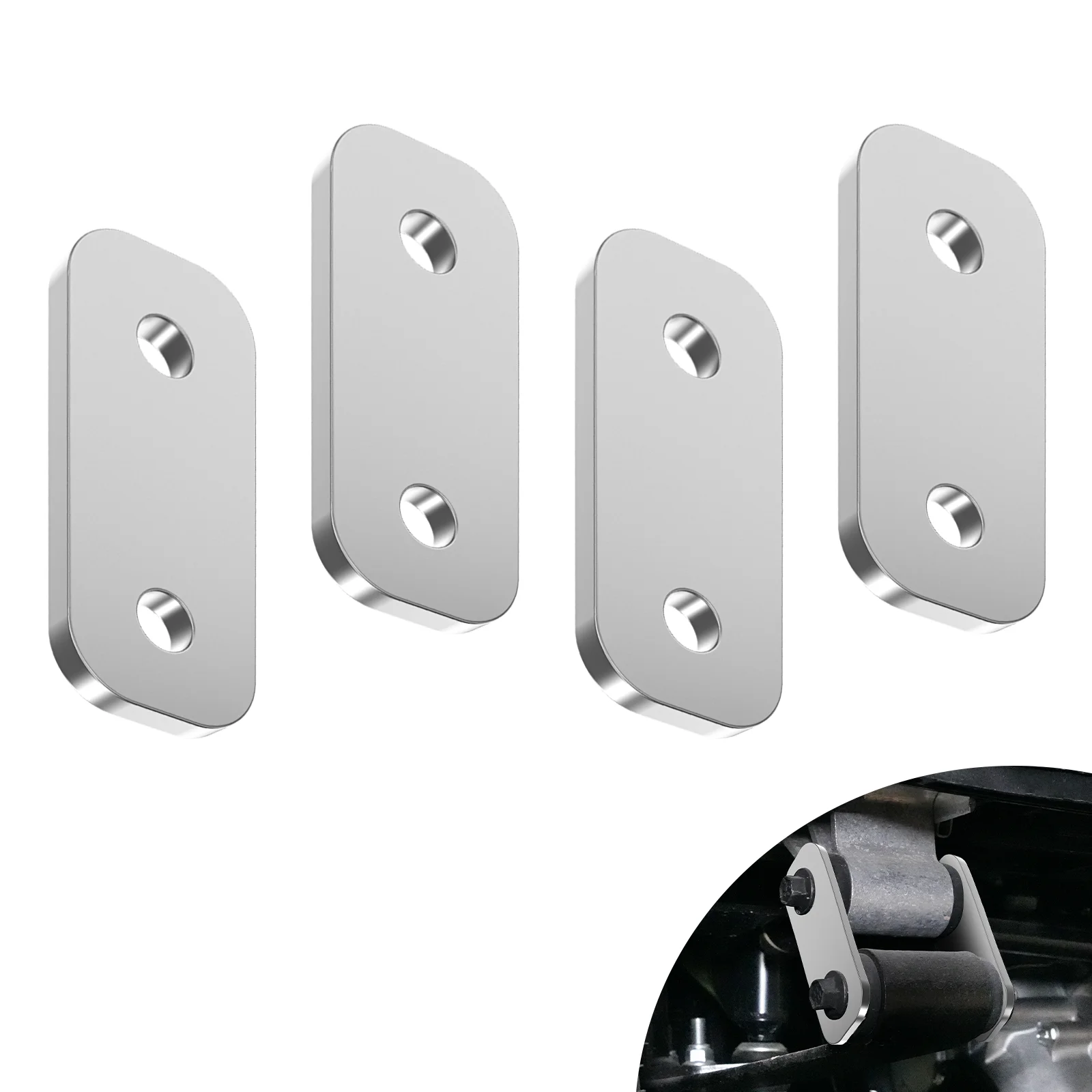 Golf Cart Rear Shackle Brkt Set（ Set of 4pcs）for 2014-Up Club Car ...