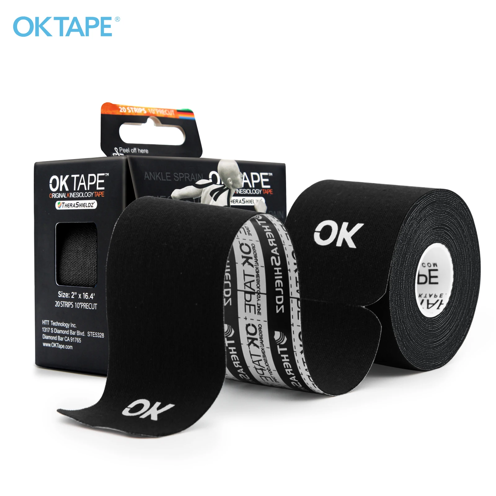 OK-TAPE-Cinta-de-kinesiolog-a-precortada-vendaje-Atl-tico-el-stico-sin ...