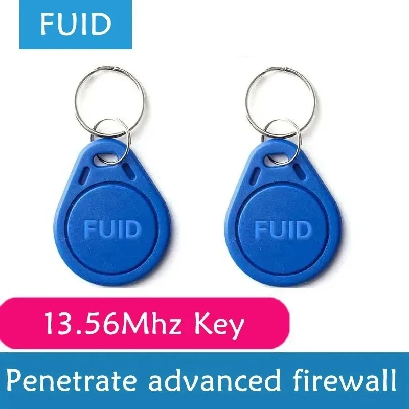 10pcs Fuid Nfc Access Control Card Rfid 13 56mhz 0 Sector Writable