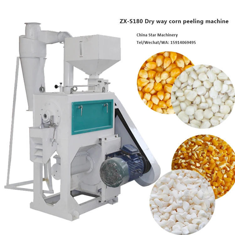 Dry Process Whole Maize Grit Mill Machine Corn Milling Equipment Corn ...