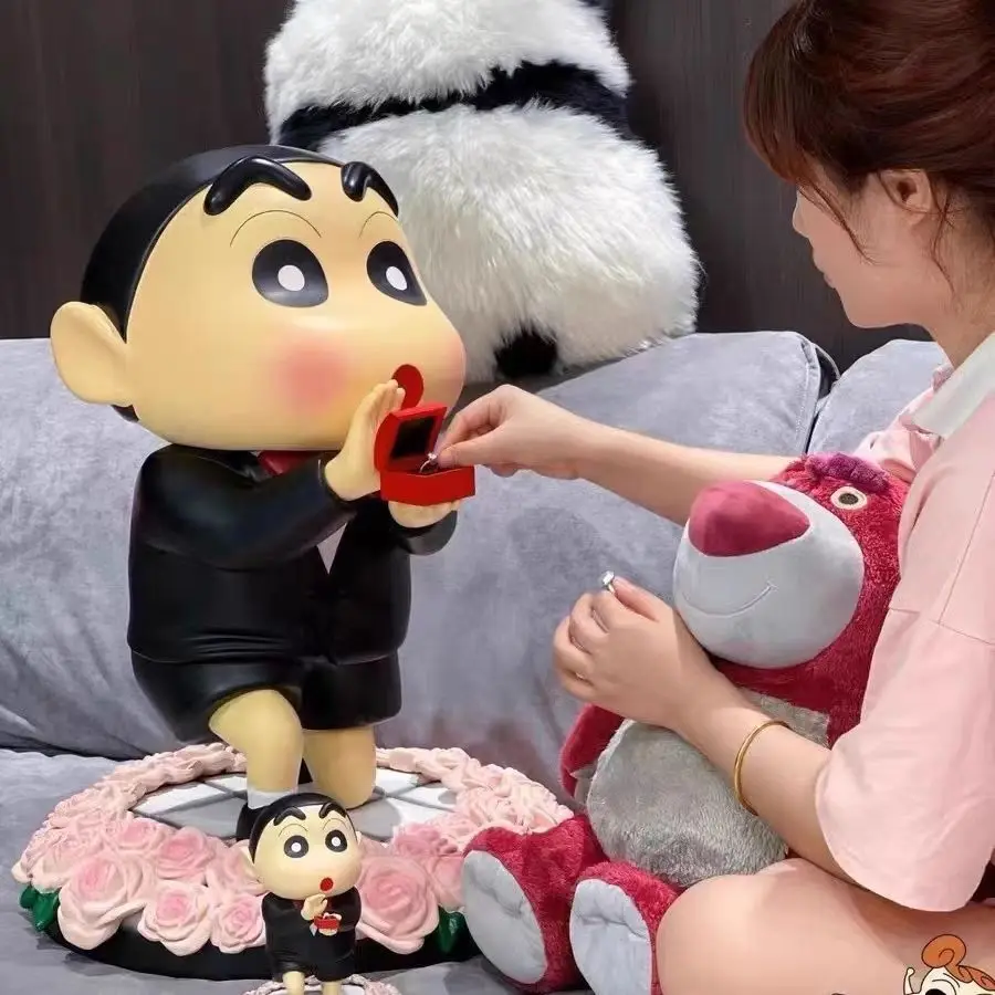 Anime Crayon Shin-chan Figure Nohara Shinnosuke Propose Manga Statue ...