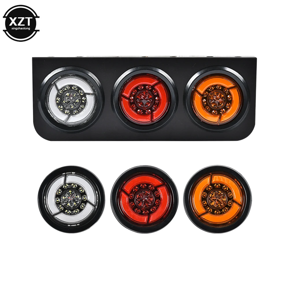 24V-Car-Round-Tail-Lights-Turn-Singal-Light-Lamp-ATV-LED-Reflectors ...