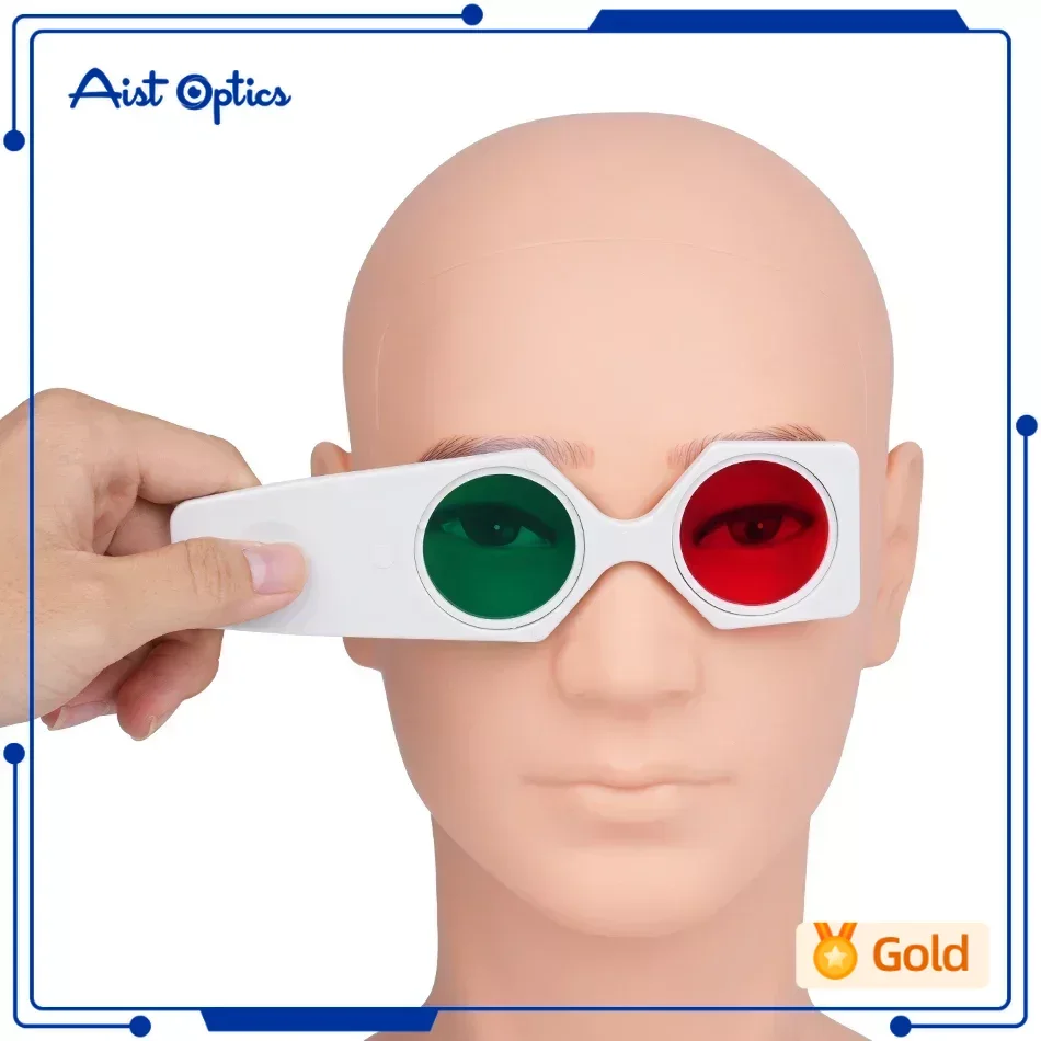 Optical Premium Fixed Plastic Optometry Green or Red Tester Lens