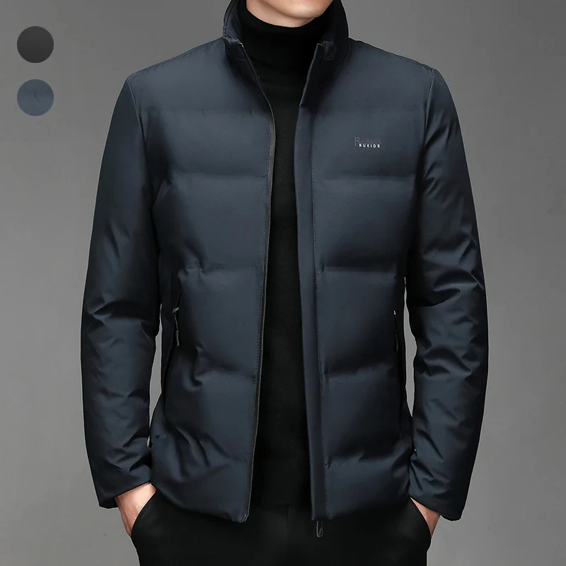 New Fashion Urban No-hat Stand Collar Loose Style Men's Cotton Coat ...