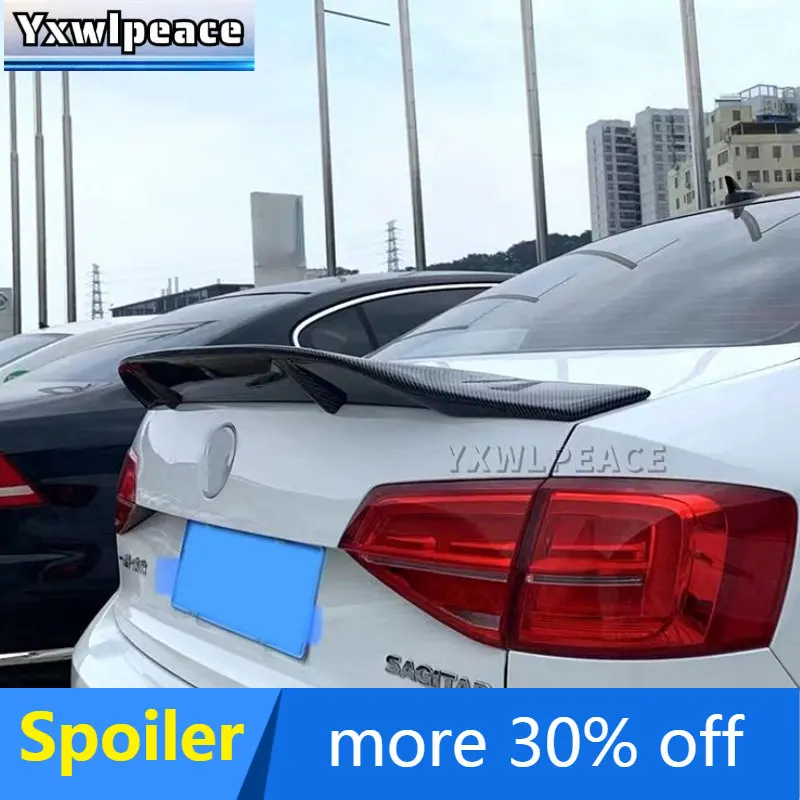 For-Volkswagen-VW-Jetta-MK6-Spoiler-2012-2018-Real-Carbon-Fiber-FRP ...