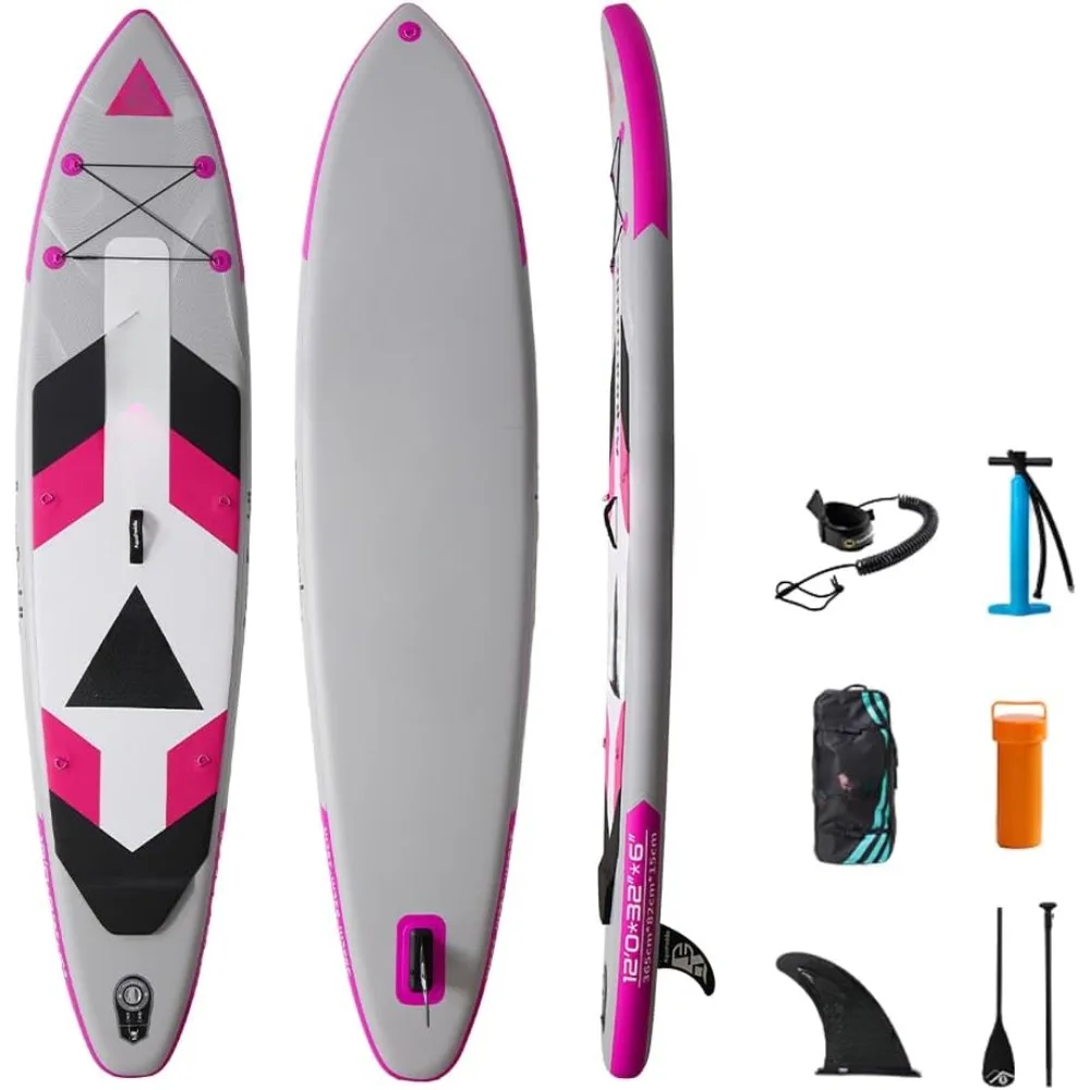 Inflatable-Stand-Up-Surfboard-Seaside-Beach-Water-skiing-Surfboard-Pulp ...