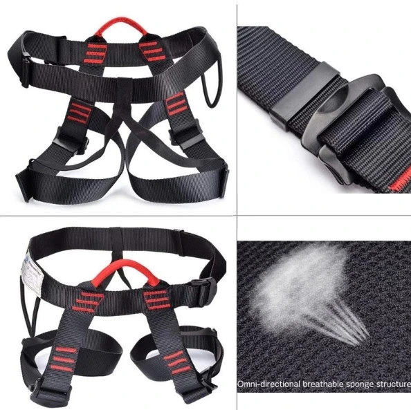 Safety Harness Lower Body Strap Climbing Belt Equipment Downhill Aerial ...