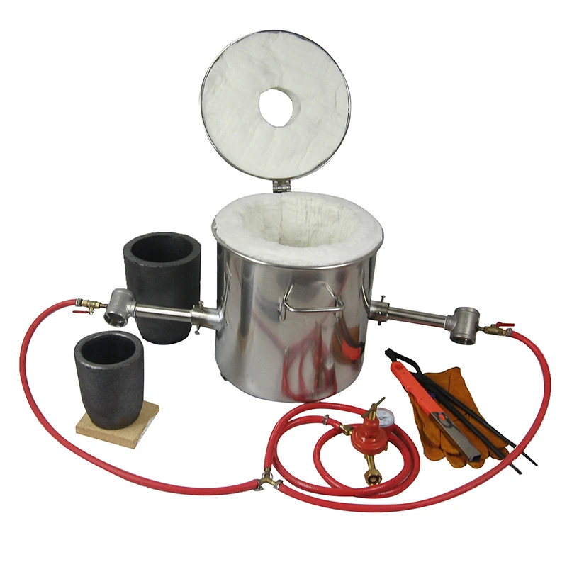 16 KG Large Gas Metal Melting Furnace Foundry Home Kiln Smelting ...